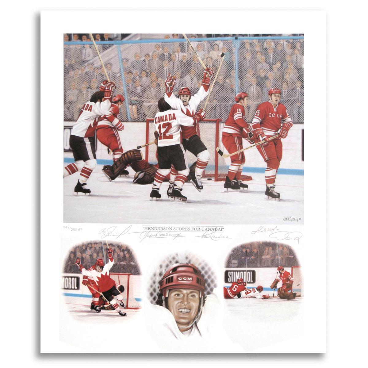PAUL HENDERSON Signed TEAM CANADA 72 Summit Series 1972 Tretiak, Courn — danielparry.com