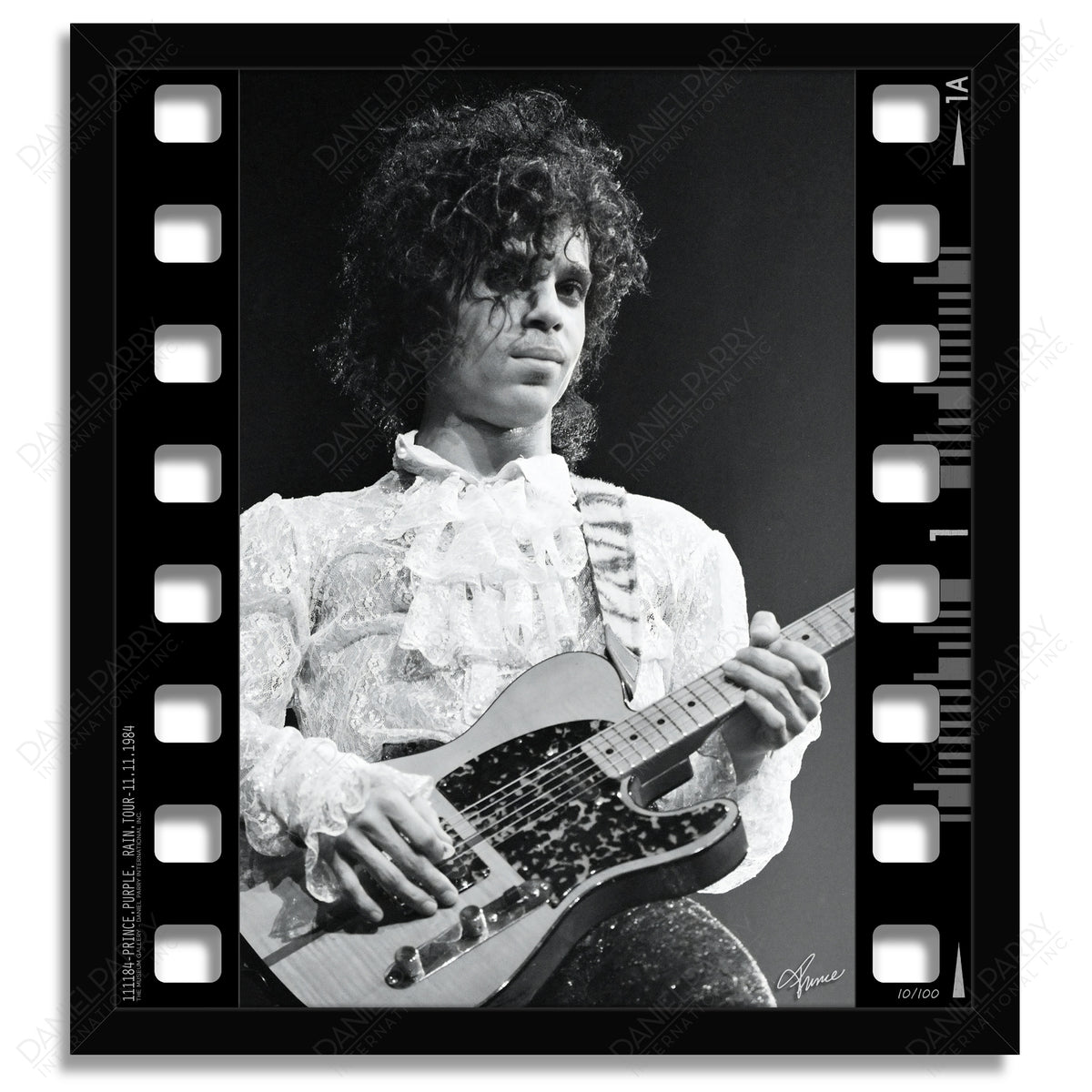 Prince Purple Rain Live Photo - 3D Film Strip Museum Frame - Facsimile — danielparry.com