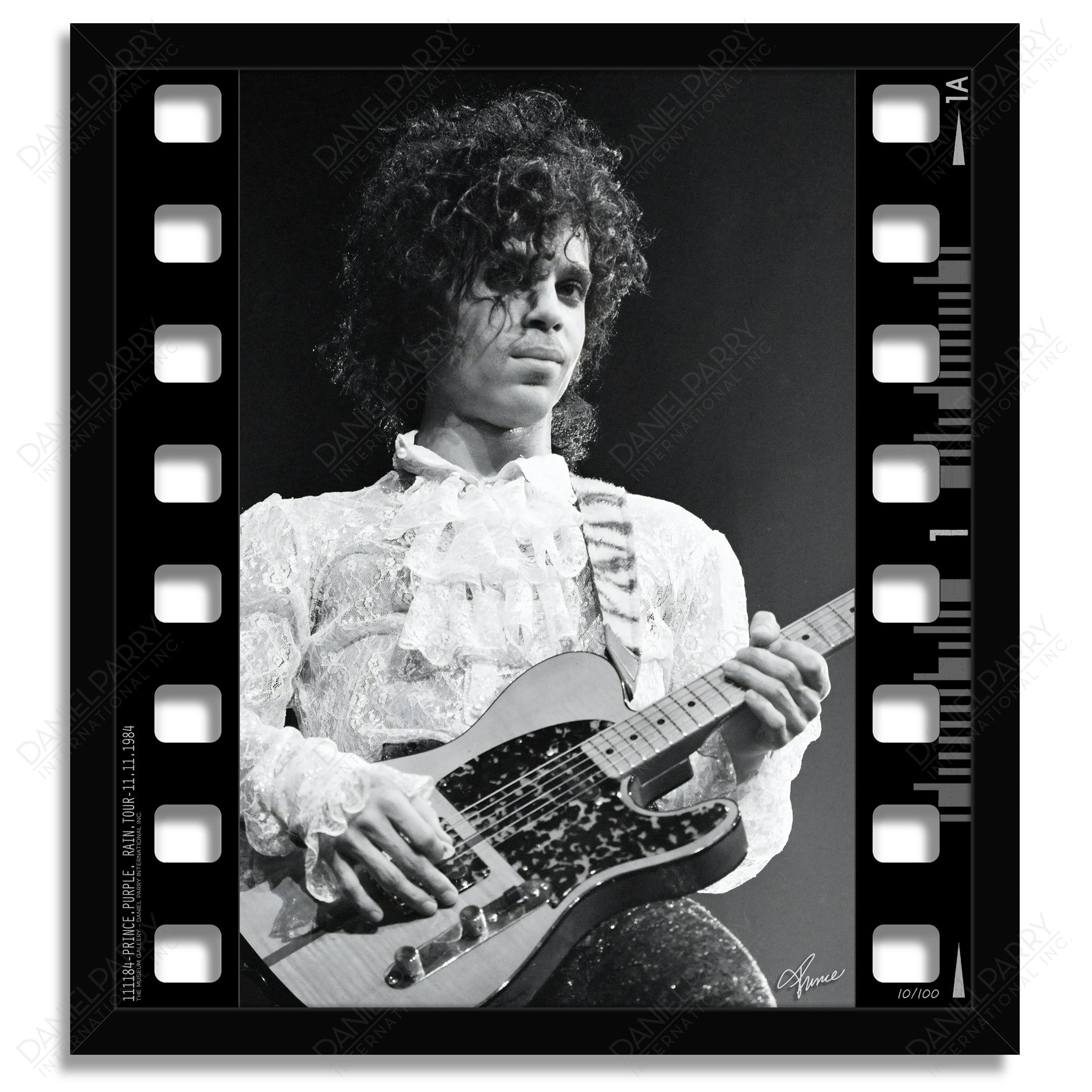 Prince Purple Rain Live Photo - 3D Film Strip Museum Frame - Facsimile — danielparry.com