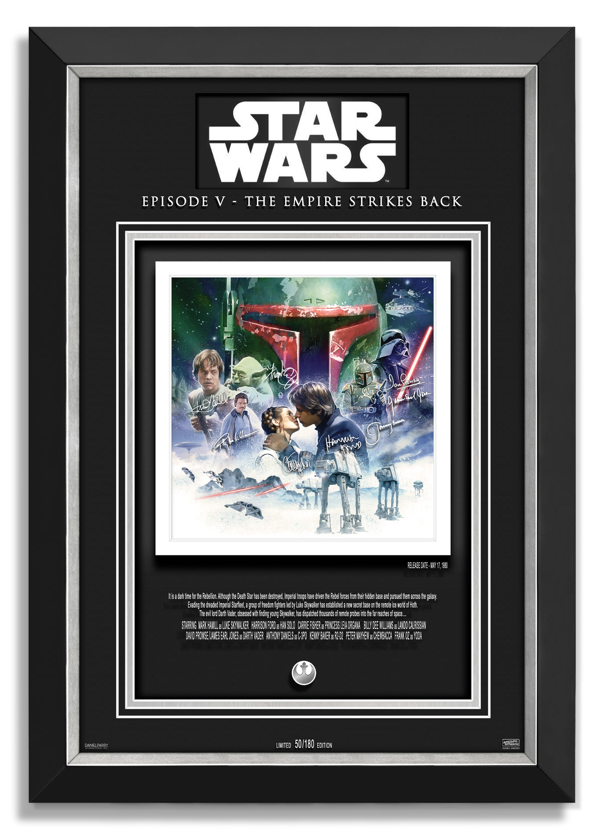 Star Wars: Episode V - The Empire Strikes Back Cast Facsimile Signed - — danielparry.com